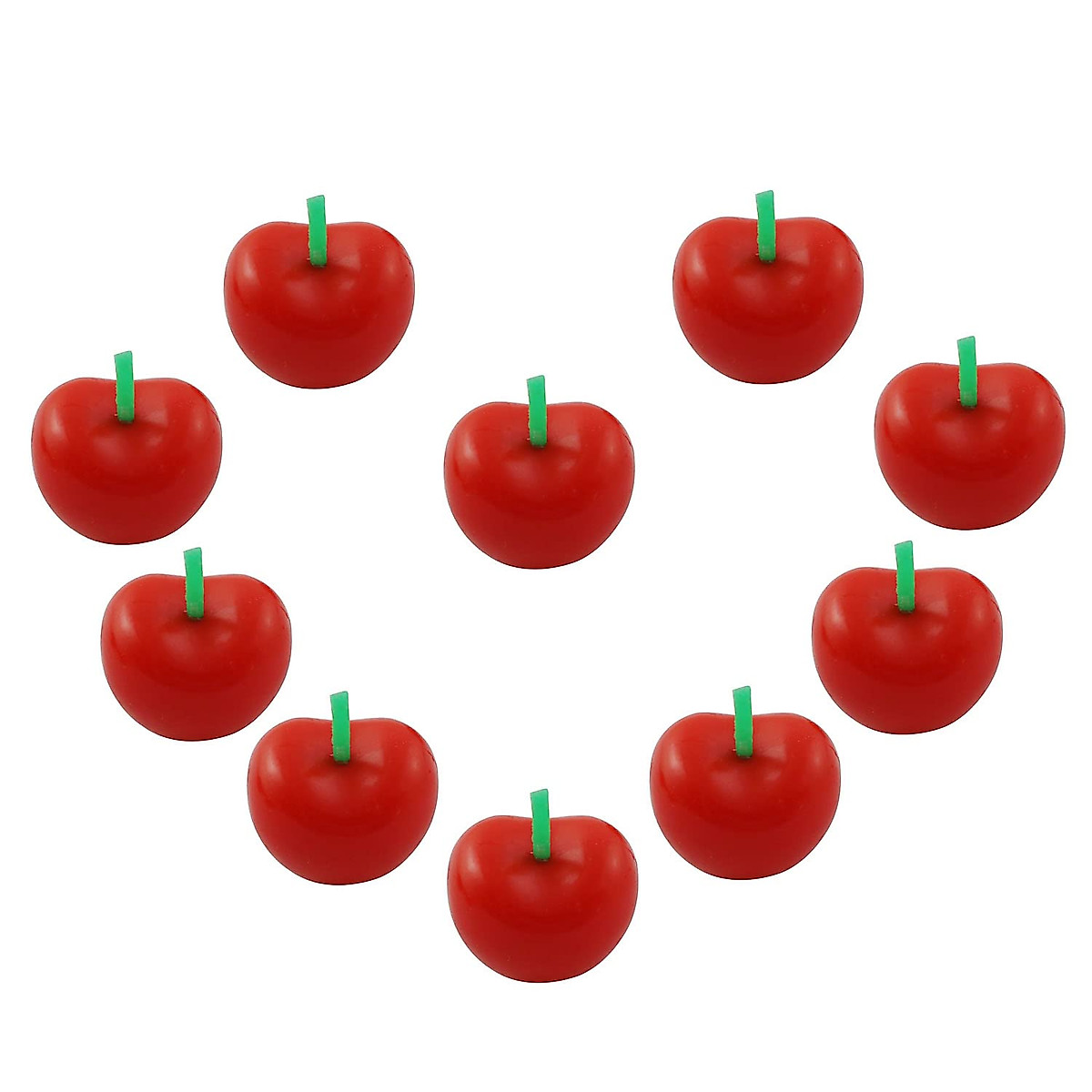 XGNG 2Box 10PCS Sweet Fruit Aroma Soy Wax Decorative Candle Cherries Shaped Scented Candle for Birthday Gift Table Photo