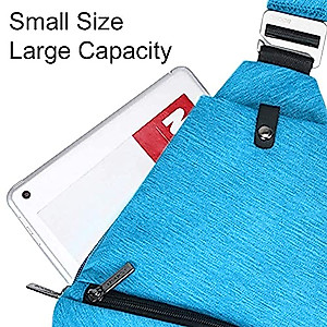 OSOCE Anti-Theft Waterproof Shoulder Backpack Sling Chest Crossbody Bag Cover Pack Rucksack Bicycle Sport