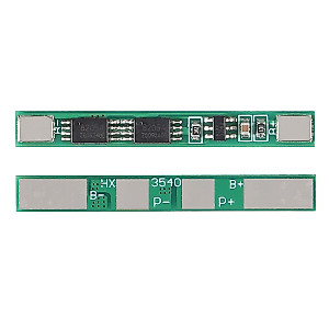 ACEIRMC 12pcs 1S 3.7V 4A 18650 Charger PCB BMS Protection Board for Li-ion Lithium Battery Cell