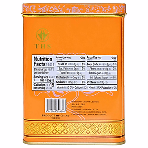 TIAN HU SHAN Premium Jasmine Green Tea Loose Leaf 8 Ounce (227g) Tin