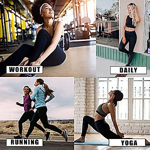 Super Soft Leggings for Women(2 Pack)-Tummy Control High Waisted Workout Womens Leggings Gifts(L-XL)