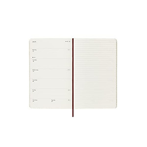 Moleskine Limited Edition Alice In Wonderland 12 Month 2023 Weekly Planner, Hard Cover, Large (5" x 8.25"), Alice