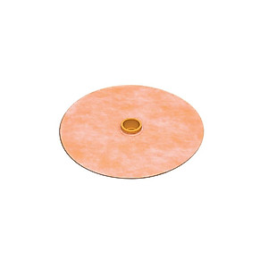 Schluter Systems Kerdi Shower Drain Cover Kit with Vertical ABS 2 Inch Flange, 4 Inch Drain Grate Curve Design with Matte Black Finish, and with Corners and Seals for ABS Plastic Pipe