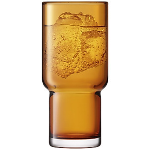 LSA International Utility Highball, 13.2 fl. oz, Amber