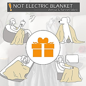 VIECOMOA Sherpa Fleece Throw Blanket for Couch (50"x 60", Dark Grey), Dual Sided Warm Thick Plush Blankets and Throws for Winter Super Soft Cozy Fuzzy Blanket for Baby Kids Infant Nursery