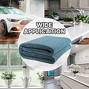 WITHUS LuxWipe Korean Microfiber Towels for Cars - Large Size for Cleaning, Drying & Car Care, Premium Cloth Featuring Lint-Free Edge-Less to Prevent Scratching 20 x 28