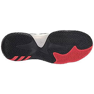 adidas Unisex Harden Vol. 6 Basketball Shoe, White/Vivid Red/Ink, 12 US Men
