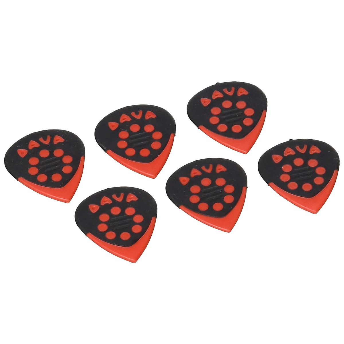 Dava, JAZZ GRIP PICKS-HANG BAG 6 RED DERLIN (9024)