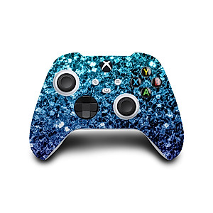 Head Case Designs Officially Licensed PLdesign Aqua Blue Art Mix Vinyl Sticker Gaming Skin Decal Cover Compatible With Xbox Series S Console and Controller Bundle