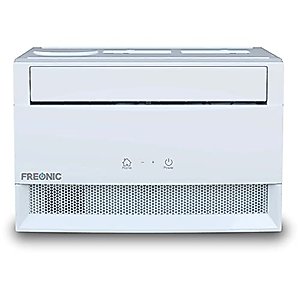 Freonic Energy Star 6,000 BTU 115V Window Air Conditioner & Dehumidifier with Remote Control, Window AC Unit for Apartment, Dorm Room & Small/Medium Rooms up to 250 Sq. Ft. in White