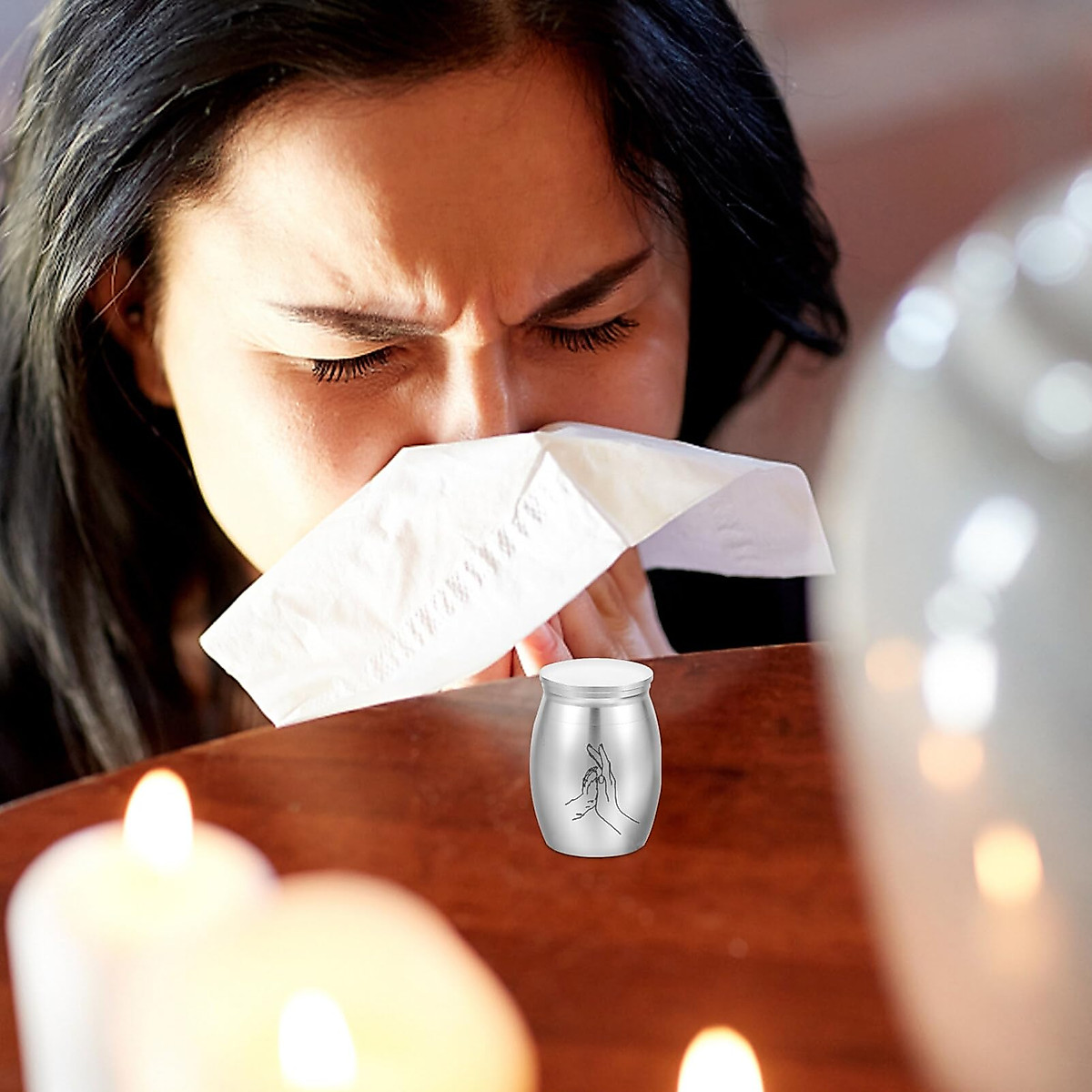 Urn Sealed Keepsake Urn Pet Cremation Urn Small Pet Urn Mini Metal Pet Urn Dog Urns Urn Small Urns for Ashes Adult Cat Urns for Ashes Pet Urns for Dogs Ashes Small Urns for Ashes