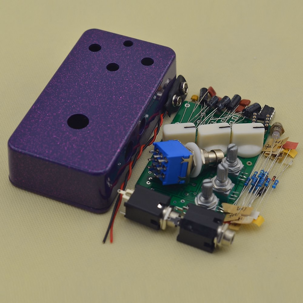 DIY（DS-2) Distortion Guitar Pedal Flash Violet Metal Distortion Pedal LANDTONE