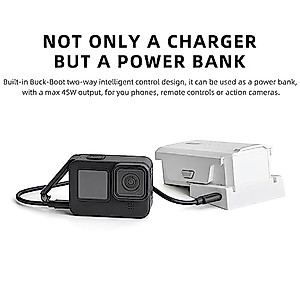 Drone Battery Charger Hub for FIMI X8 SE 2022, Portable Charging Base Butler Discharger Fast Charger Station