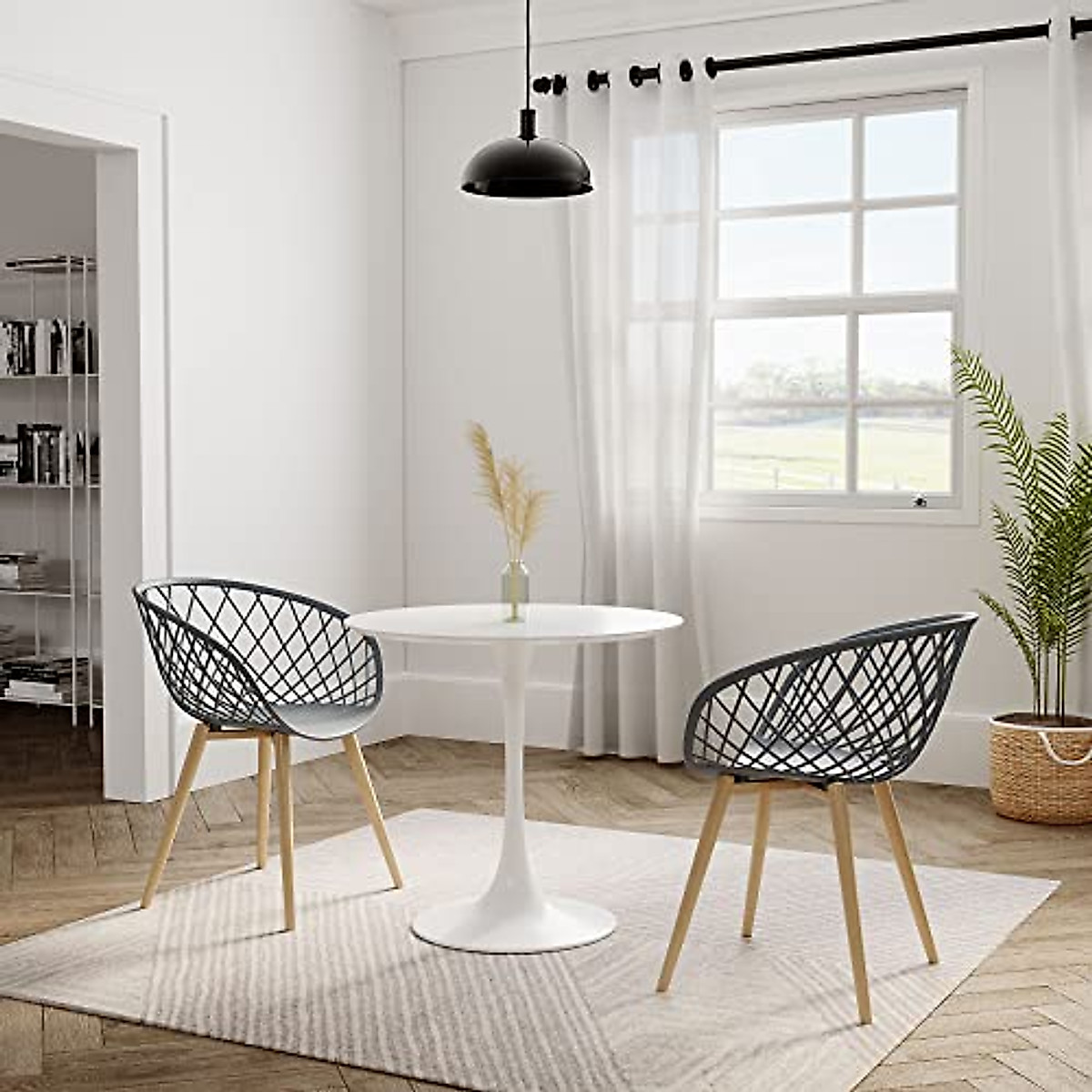 Jamesdar Kurv Set of 2 Chairs, Fashion Gray