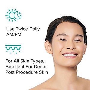 ClarityRx Daily Dose of Water Hyaluronic Acid Hydrating Face Serum, Natural Plant-Based Daily Moisturizing Treatment for Dry, Dull Skin (1 fl oz)