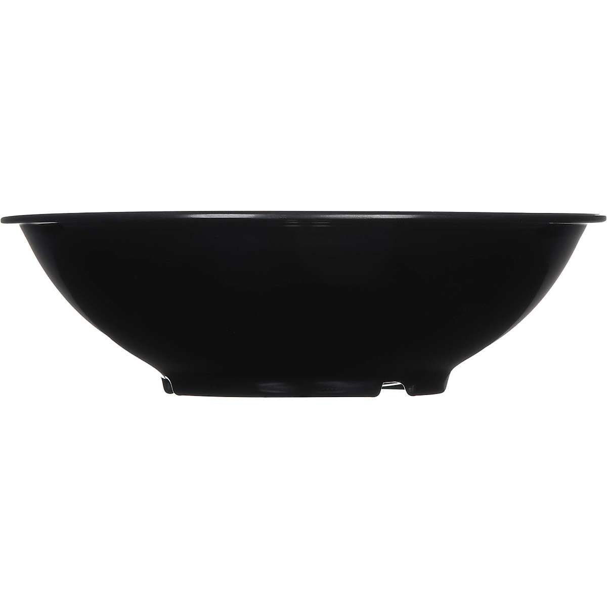 Carlisle FoodService Products 800B03 Melamine Salad Bowl, 27 oz, Black