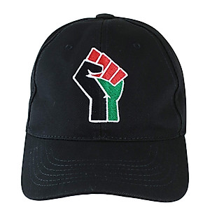 RBG Forever Resist (African American Liberation): Black Embroidered Adjustable Baseball Cap