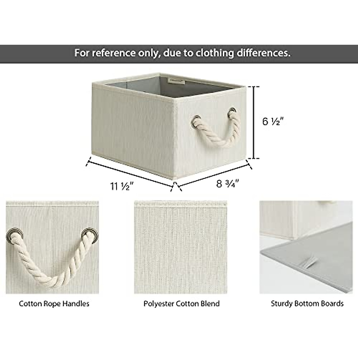 StorageWorks Two 3-Shelf Separable Closet Hanging Shelves with 3-Pack Storage Bins