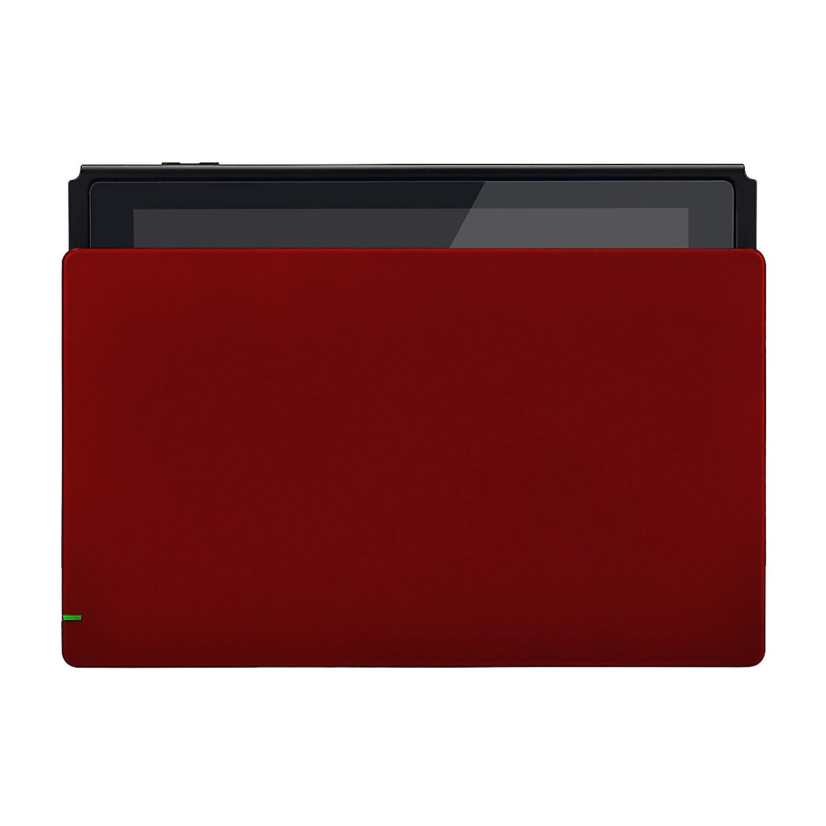 eXtremeRate Scarlet Red Joycon Housing Shell (D-Pad Version) with Full Set Buttons for Nintendo Switch, Replacement Faceplate for Nintendo Switch Dock – Joy-Con Dock NOT Included