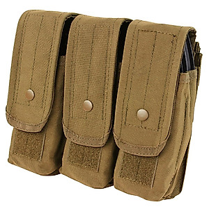 Condor Elite MA33-498 Triple Ar/Ak Mag Pouch Coyote Brown