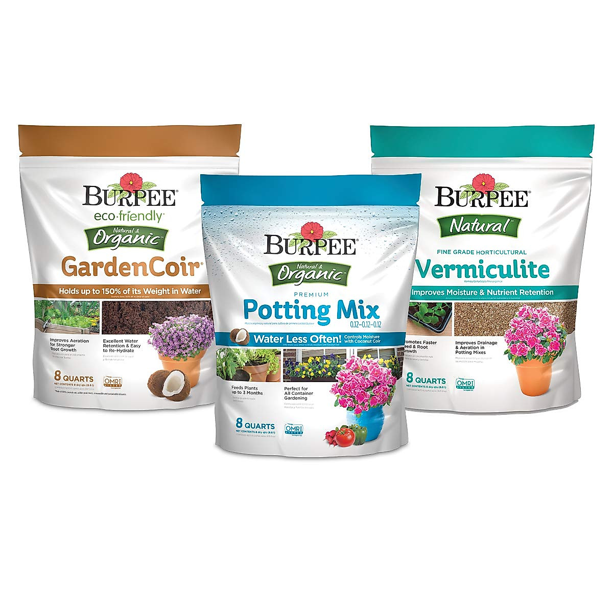 Burpee Organic Premium Potting Mix, dirt
