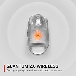 SteelSeries Prime Mini Wireless FPS Gaming Mouse – 100 Hour Battery – USB-C – 18,000 CPI TrueMove Air Optical Sensor – 5 Programmable Buttons – Magnetic Optical Switches – Mini Form Factor (Renewed)