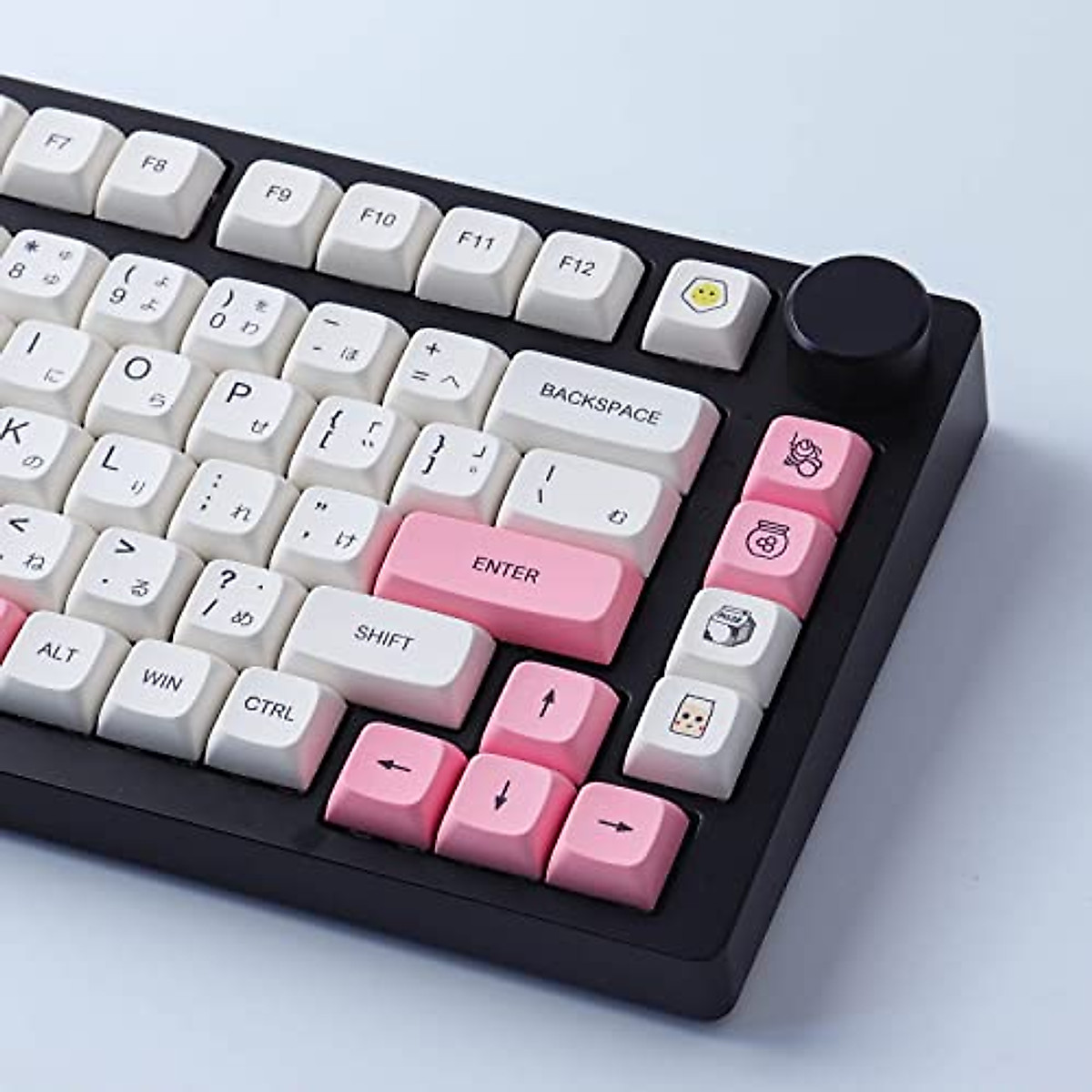 Hyekit Keycaps 137 Keys Dye-Sublimation Keycaps XDA Profile Japanese Keycaps Cute Keycaps for Cherry Gateron MX Switches Mechanical Keyboards