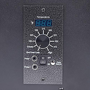 Pellet BBQ Smoker Hopper Assembly Kit, Intelligent Digital Temperature Controller Electric Wood Pellet Smoker Grill Part for Grill, Smoke, Bake, Roast, Braise, and BBQ