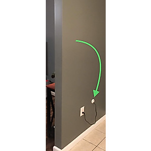 Cable Pass Through Wall Port 3 5/8" - 5 1/4" Wall Thickness (Gray)