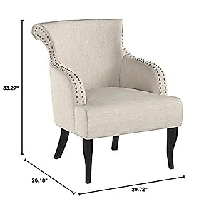Christopher Knight Home Filmore Fabric Arm Chair, Light Beige