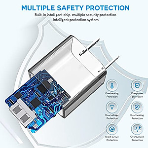 iPhone Charger, [Apple MFi Certified] 2 Pack iPhone Charger Data Sync Transfer Lightning Cable with Travel USB Wall Charger Block Compatible with iPhone 13/12/11 Pro/SE/XS/X/XR/8/7/iPad/AirPods