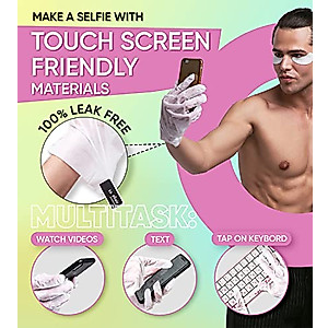 Moisturizing Hand Mask for Dry Cracked Hands & Nails - Hydrating Spa Treatment - Korean Collagen Gloves with Natural Plant Extracts - Nourishing Skin Care Gift with Shea Butter for Women & Men by Elixir