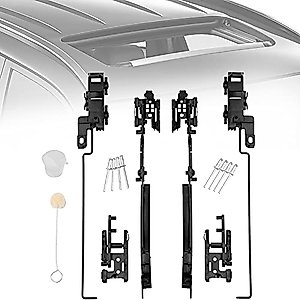 Sunroof Repair Kit Compatible with Ford F150/F250/F350/F450/Expedition Lincoln Navigator Mark LT Aftermarket Track Assembly Parts Replace# 02ESR1201ABK