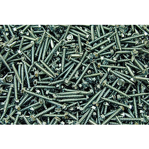 (850) Zip Screws 8 x 1-1/4 Self-Piercing Hex Washer Head Sheet Metal