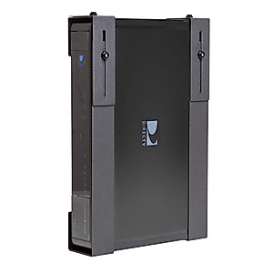 HIDEit Mounts Uni-L Mount - Patented in 2015, Made in USA - Steel Adjustable Large Wall Mount, Hide Your Cable TV Box, Satellite Receivers, DVRs, NVRs, Set-Top Boxes and Other A/V Equipment
