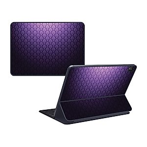 MightySkins Skin Compatible with Apple iPad Pro Smart Keyboard 11" (2018) - Antique Purple - Protective, Durable, and Unique Vinyl Decal wrap Cover - Easy to Apply, Remove - Made in The USA