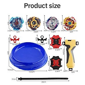 Bey Battle Burst Battle Evolution Metal Fusion Attack Set with 4D Launcher Grip Set