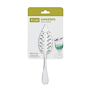 True Sweeten Absinthe Spoon, Absente Slotted Spoon, Stainless Steel & Dishwasher Safe