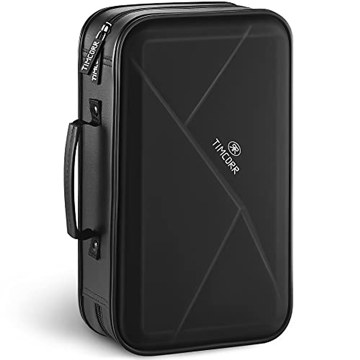 TIMCORR CD Case DVD Holder Storage: 144 Capacity DVD Cases Organizer Portable Wallet Storage - CD Plastic Protective Carrying Binder for Home Travel (Black)