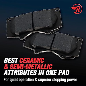 Raybestos Element3 EHT™ Automotive Replacement Front Brake Pad for Selected 2014-2020 Infiniti QX60, 2013 Infiniti JX35, 2015-2023 Nissan Murano, and 2013-2020 Nissan Pathfinder (EHT1649H)