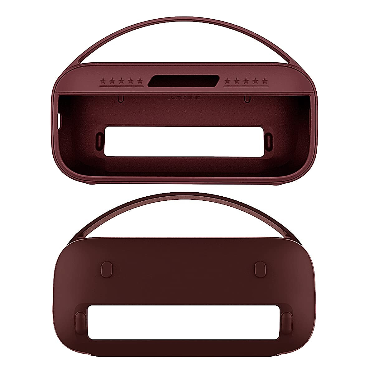 JCHPINE Silicone Cover Case for Bose SoundLink Flex Bluetooth Portable Speaker(1st Gen), Protective Skin Sleeve for Bose SoundLink Flex Speaker Accessories (Only Silicone Case) (Carmine Red)