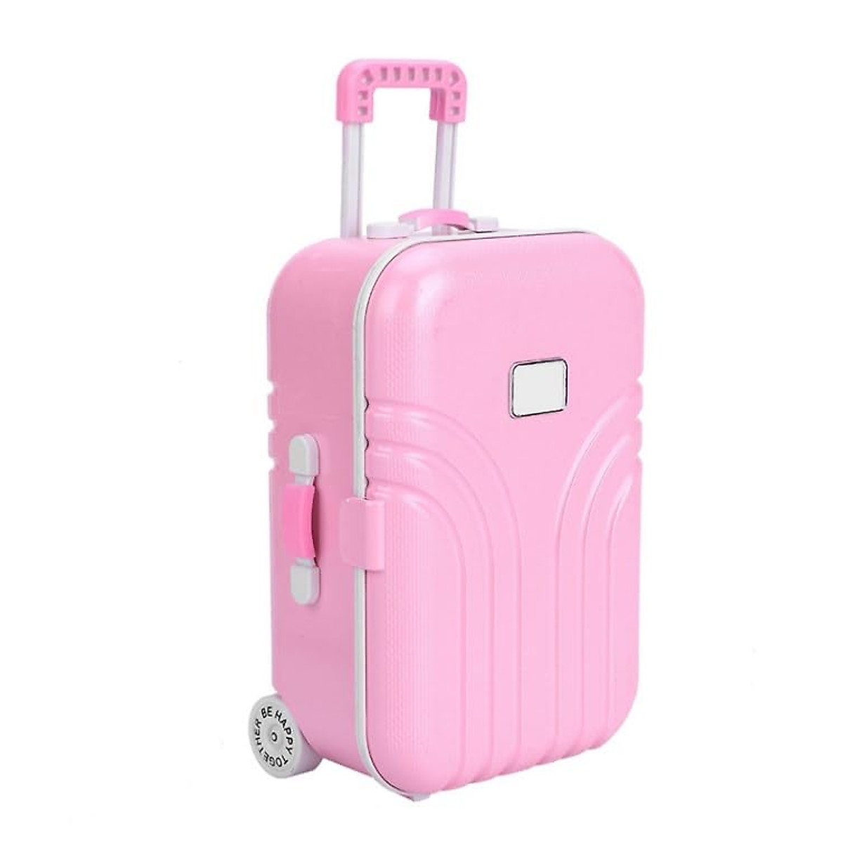 TOPINCN Doll Accessories Carry On Suitcase for Doll Suitcase Luggage Mini Travel Suitcase for 18 Inch Girl Doll Travel Gear Mini Trolley Case Doll Carrier Storage Miniature Suitcase Doll