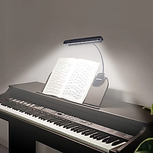 Vshinic Music Stand Light,Clip On Piano Lights 9 LED Orchestra Light Book Lamp Musician Lamp,Fully Adjustable No Flicker for Piano, Orchestra,Book Reading, Mixing Table, DJ, Craft Work