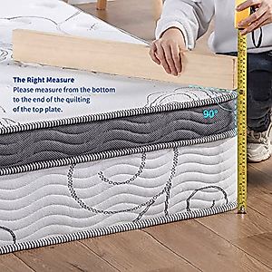 Olee Sleep 13 inch Galaxy Hybrid Gel Infused Memory Foam and Pocket Spring Mattress (Full), White