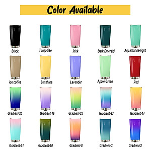 Personalized Photo Tumbler, Custom Coffee Mug Double Sides Print Stainless Steel Insulated Cup, Customized Travel Mug for Him Her Men Women Friends Gift for Valentine's Day Birthday Christmas