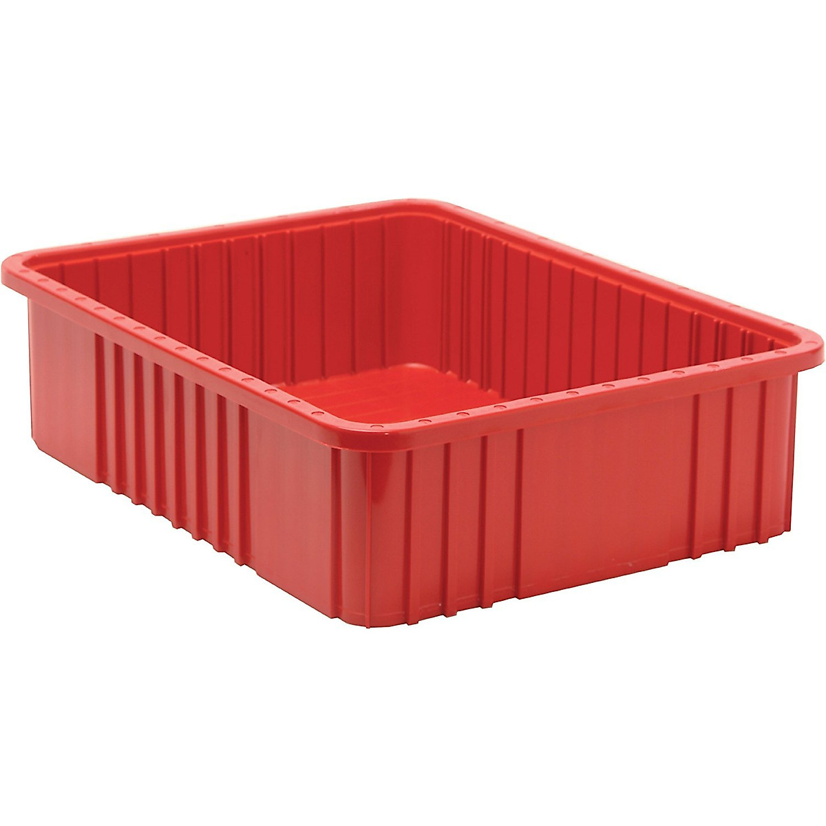 Quantum Storage K-DG93060RD-1 Dividable Grid Container, 22-1/2" x 17-1/2" x 6", Red
