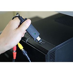 Tech Collector 8mm, Digital8, and Hi8 Transfer Bundle for Digitizing 8mm Tapes and Converting 8mm to DVD, Includes Camcorder and USB Adapter