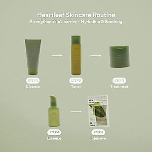 Abib Heartleaf Calming Toner Skin Booster 7.1 fl oz / 210ml I Toner for Senstive Skin, Irritated Skin, Instant Relief for Acne