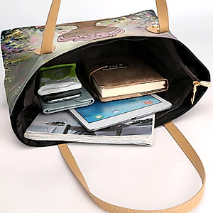 FZNHQL Tote Bags American Melanin Women‘s Gifts Handbags for Black Women Afro Fashion Shoulder Bags Work Travel Bag