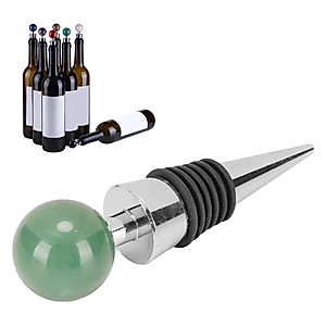 Decorative Wine Stopper Quartz Crystal Wine Bottle Stopper Beverage Stopper Bottle Stopper Corks for Wine Reusable Wine Stopper for Gift Bar(#3)